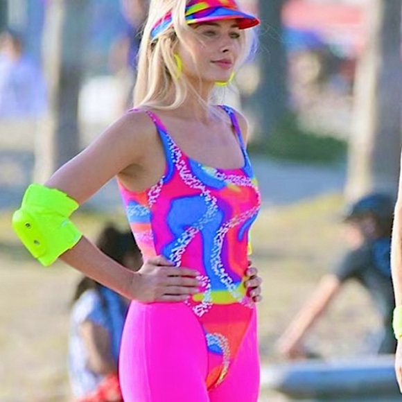 Barbie | Shorts | Barbie Hot Pink Spandex Shorts | Poshmark